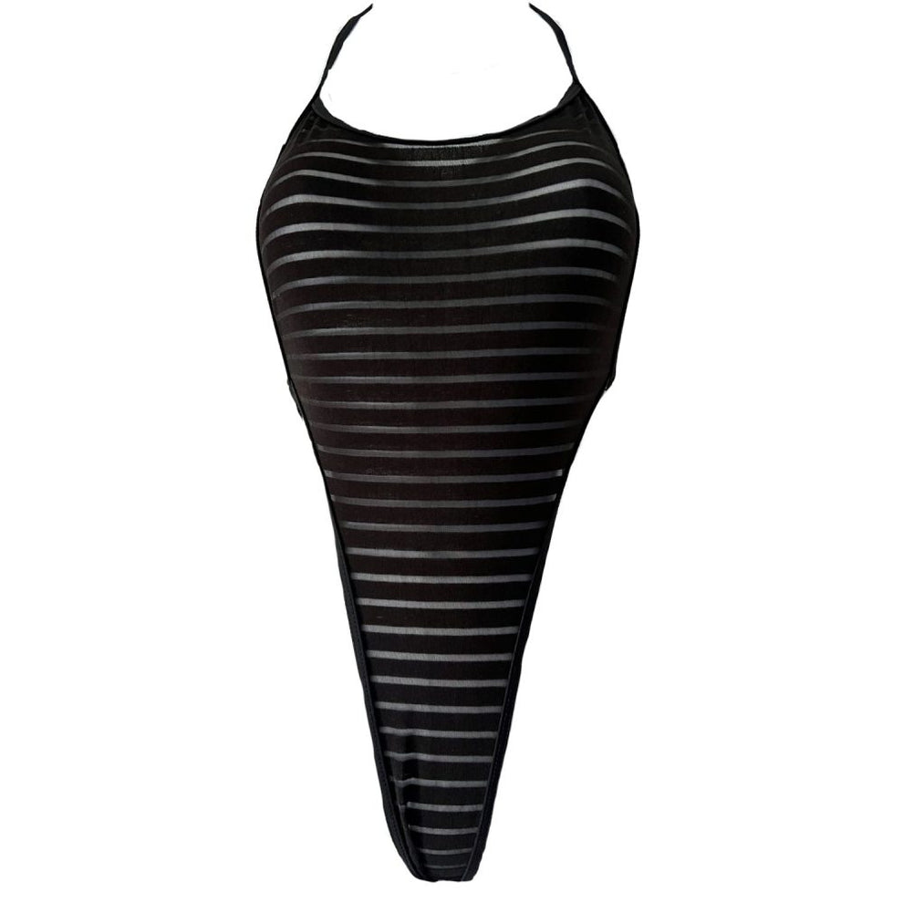 Coastline - Black - Monokini One Piece – Micro Gigi