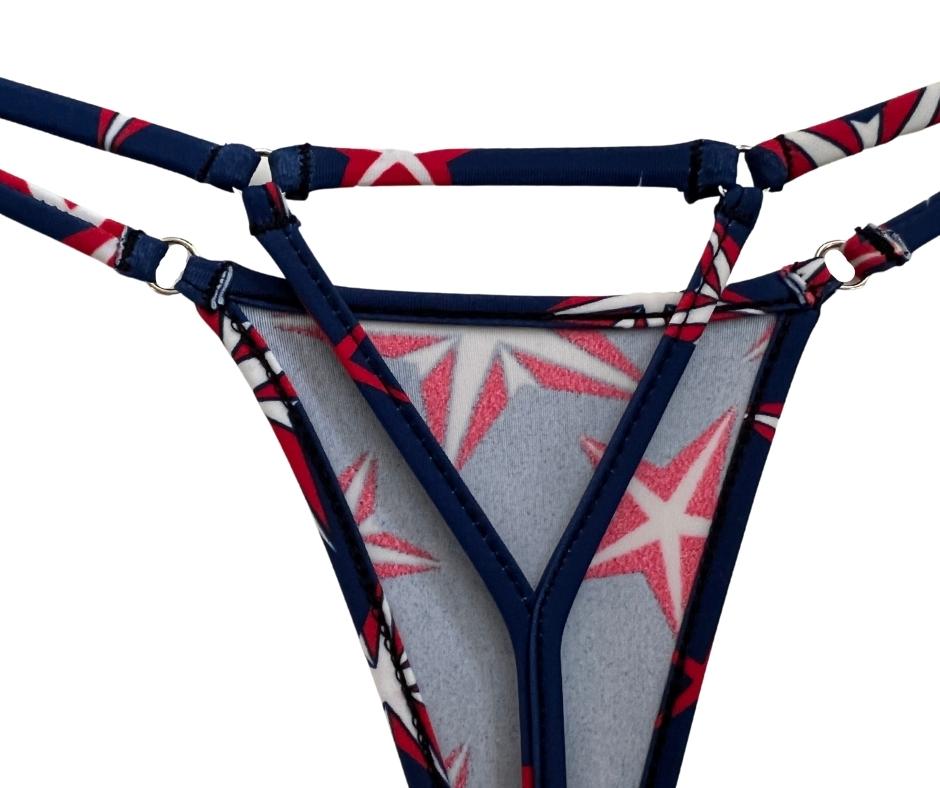 Firecracker - Open Triangle Bikini Bottom – Micro Gigi