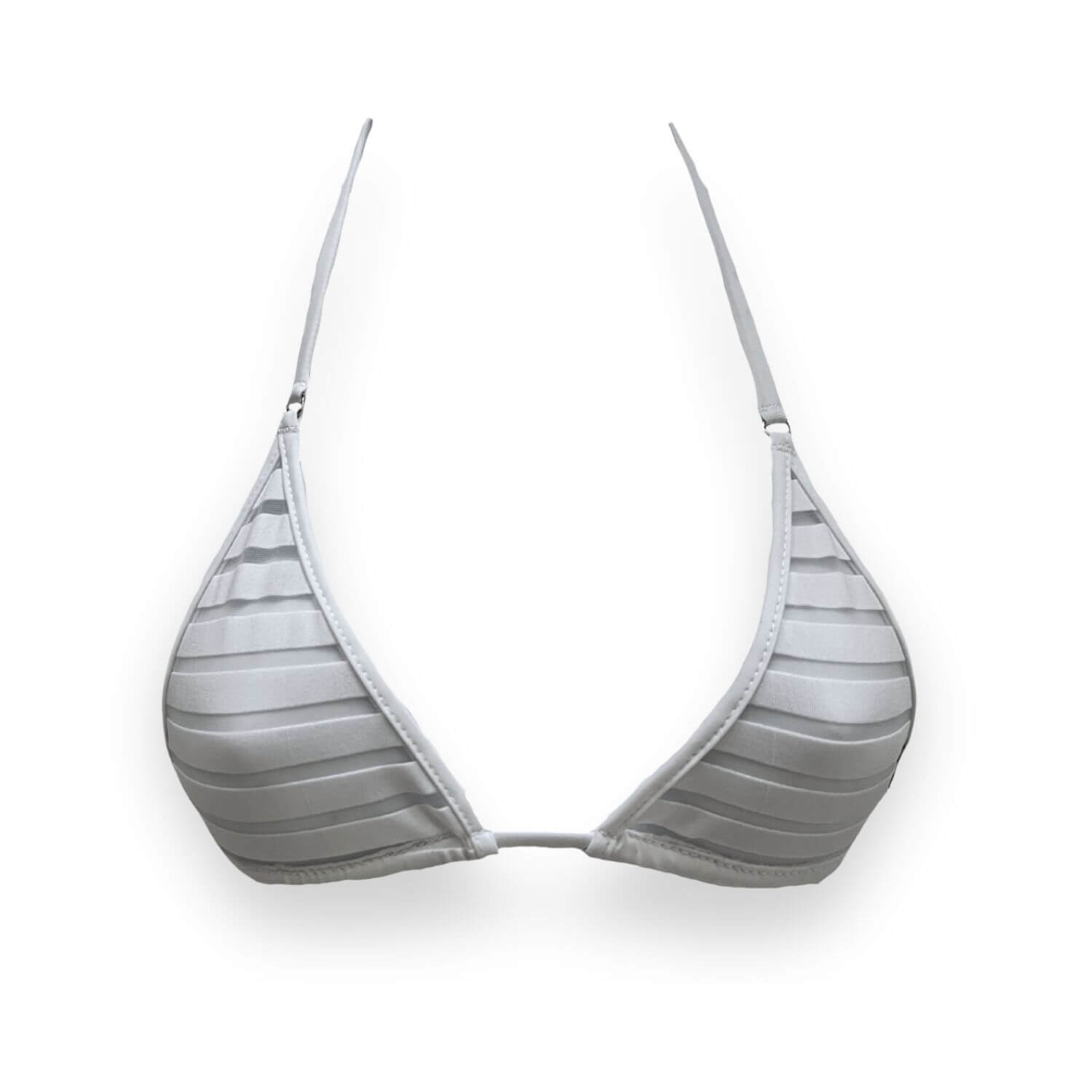 Coastline - White - Mini Bikini Top – Micro Gigi