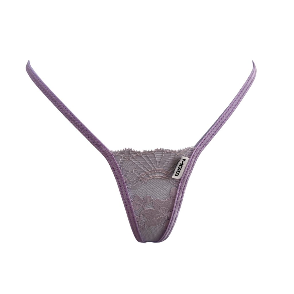 Lila - Lencería tipo tanga de encaje ultra – Micro Gigi