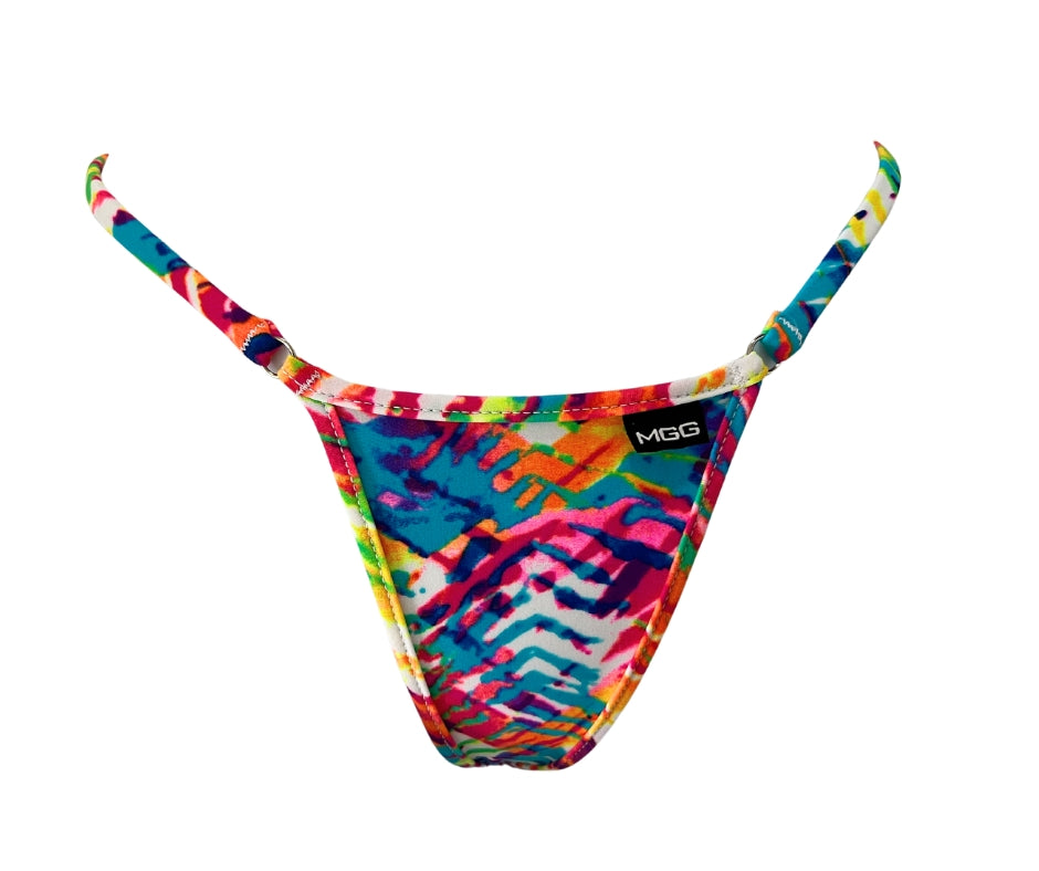 Vivid Waves - Mini Bikini Bottom – Micro Gigi