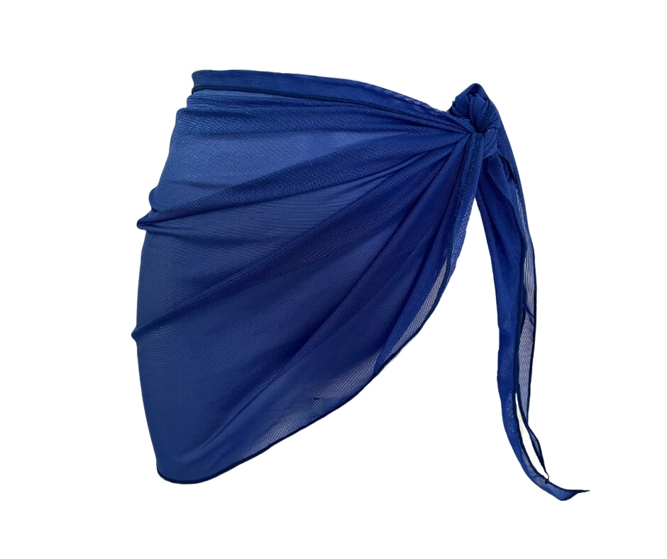 Ultramarine Sheer Sarong Coverup – Micro Gigi