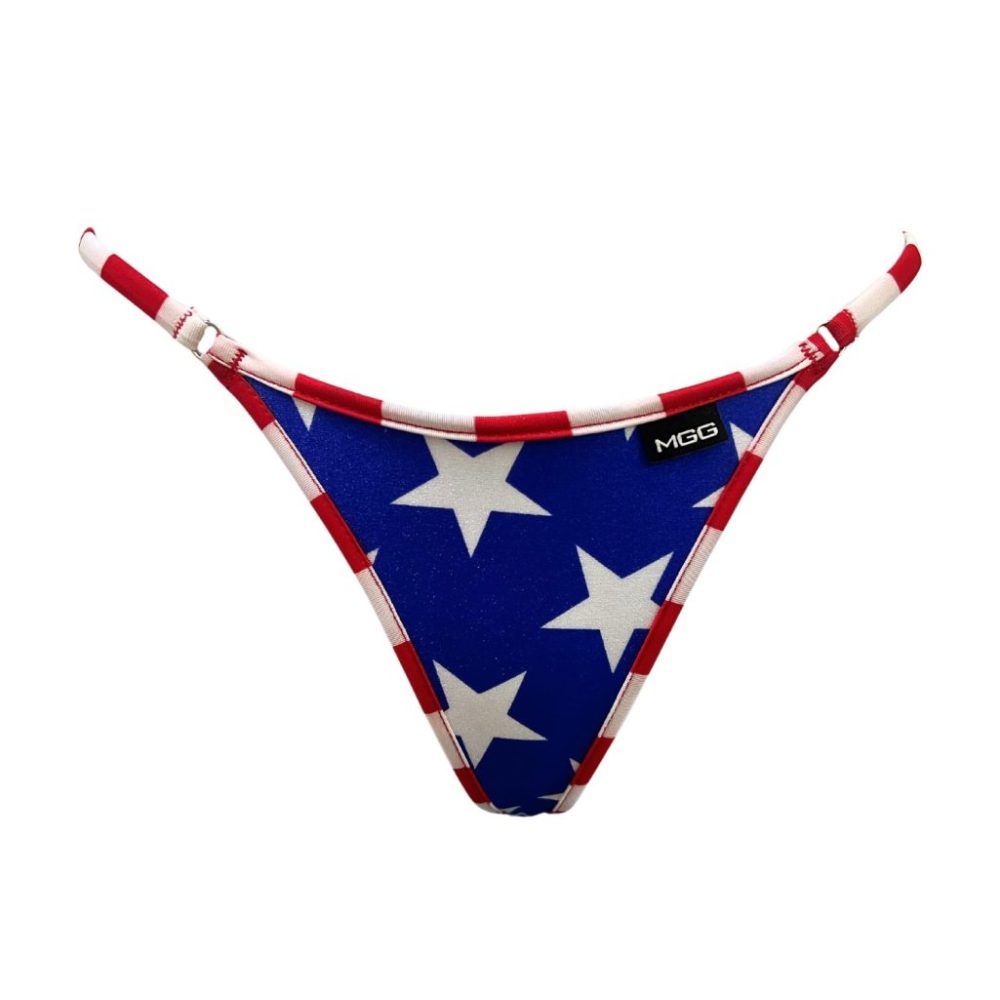 Stars And Stripes Brazilian Bikini Bottom Micro Gigi